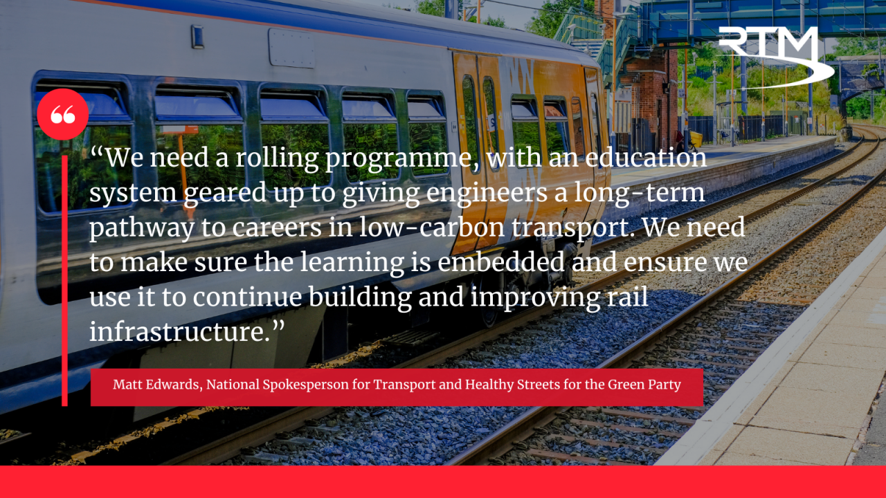 Exclusive: The Green Party’s vision for a sustainable rail network | Rail News